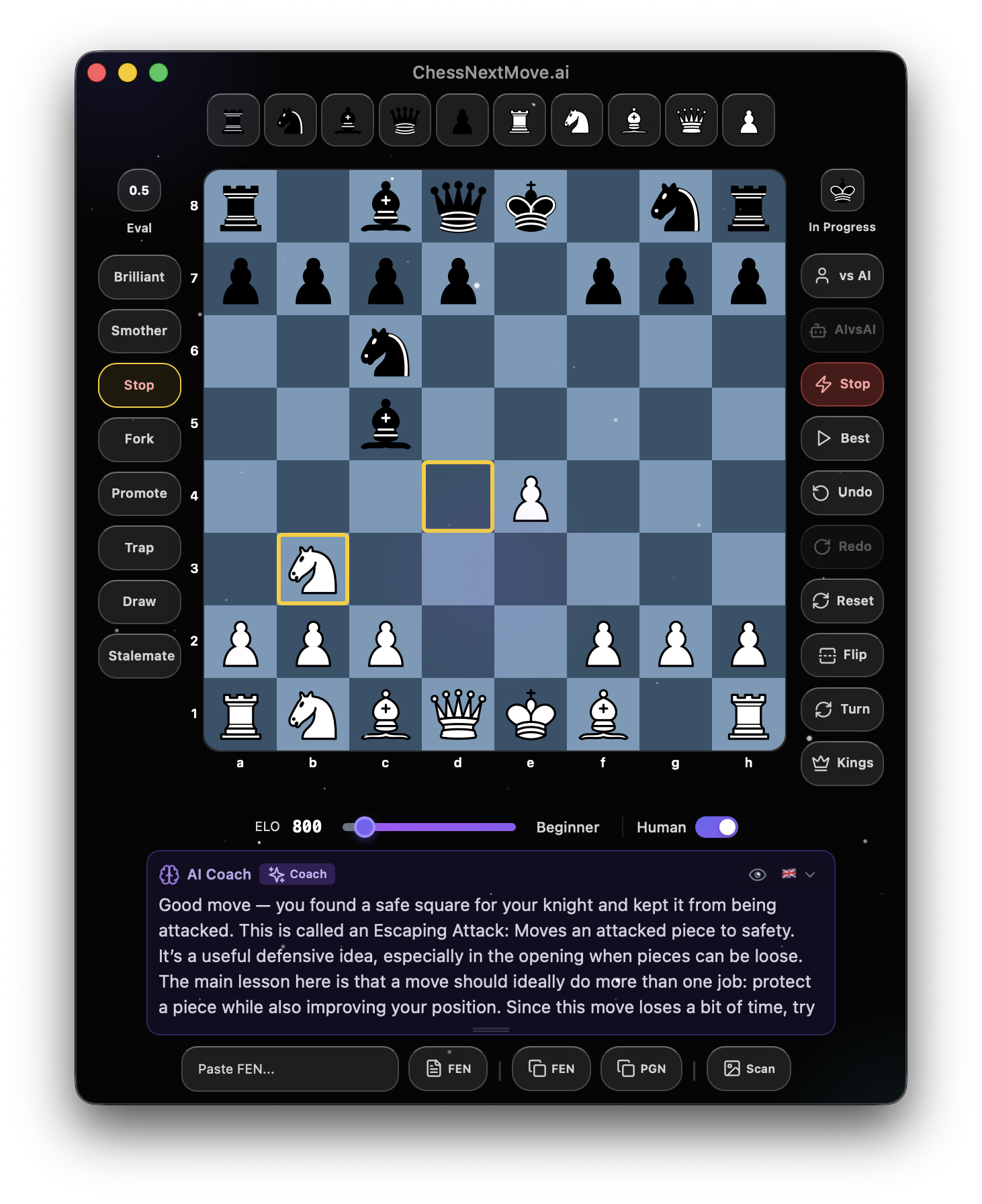 Chess Next Move Desktop App — Offline Chess Calculator | Chess Next Move